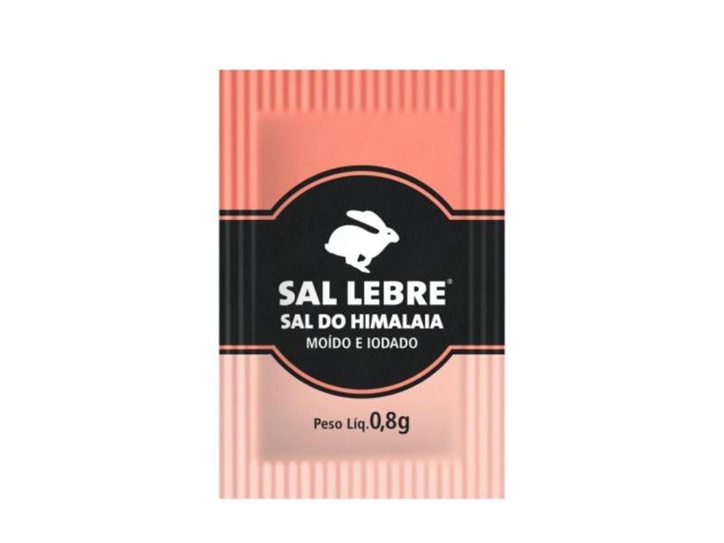 Sal Rosa Do Himalaia Sachê Lebre 0,8G Caixa C/1000 Unidades - Sal ...