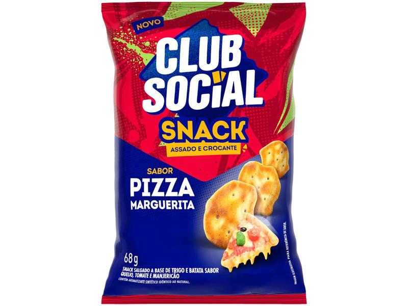Salgadinho Club Social Pizza 68g - Salgadinhos e Aperitivos - Magazine ...