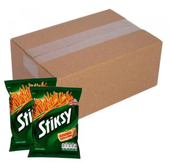 Salgadinho Elma Chips Stiksy 48g kit com 60 Unidades - Stiksy ...