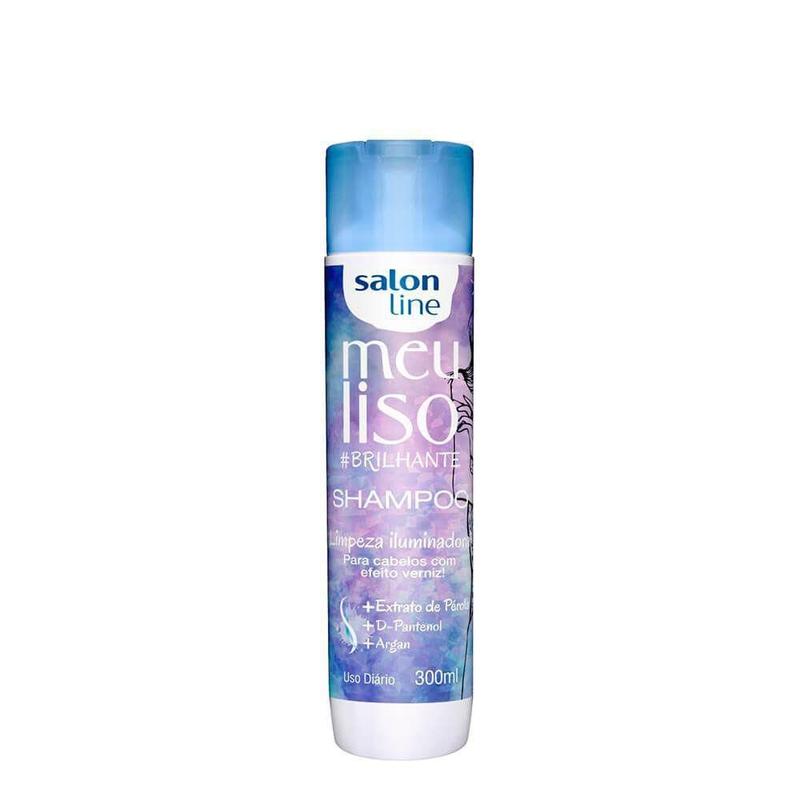 Salon Line Shampoo Meu Liso Brilhante - 300Ml - Kit Shampoo e ...