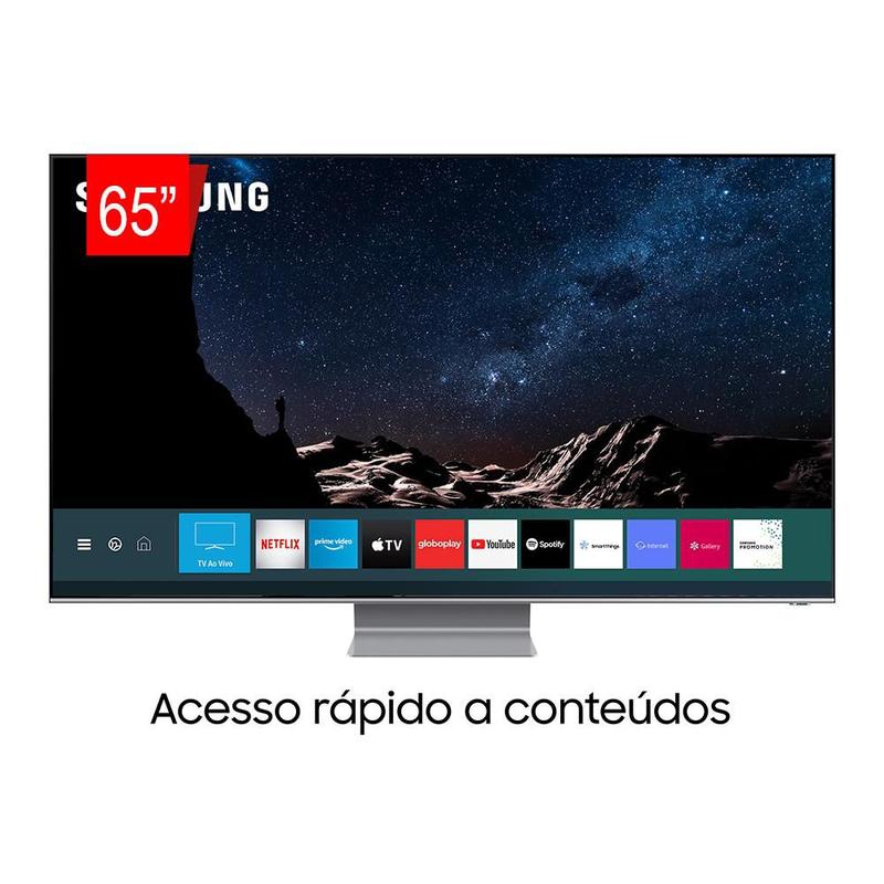 Samsung Smart TV QLED 8K Q800T 65", Processador com IA, Design sem ...