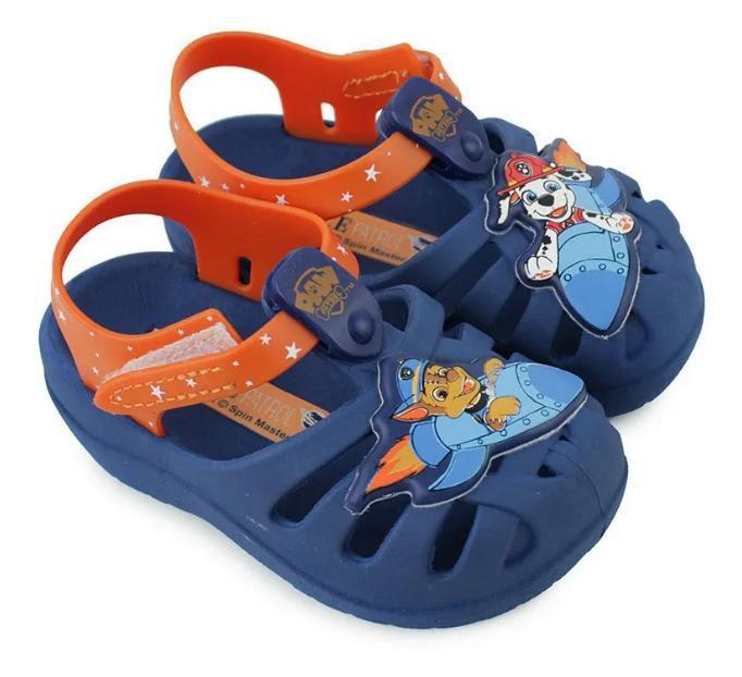 Sandália Babuche Grendene Kids Patrulha Canina Meninos 22710 - Babuche ...