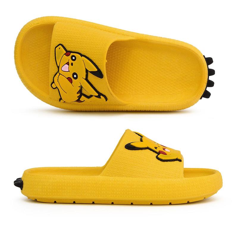 Sandália Chinelo Infantil Pikachu Slide Nuvem Menino Menina - Cauby - Sandália Infantil ...