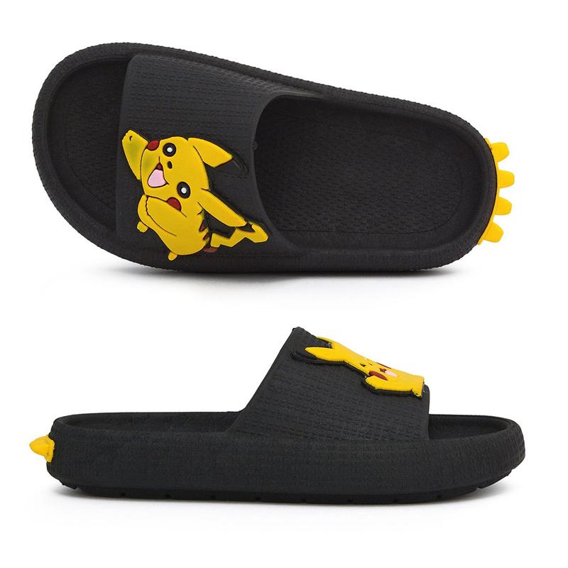 Sandália Chinelo Infantil Pikachu Slide Nuvem Menino Menina - Cauby - Sandália Infantil ...