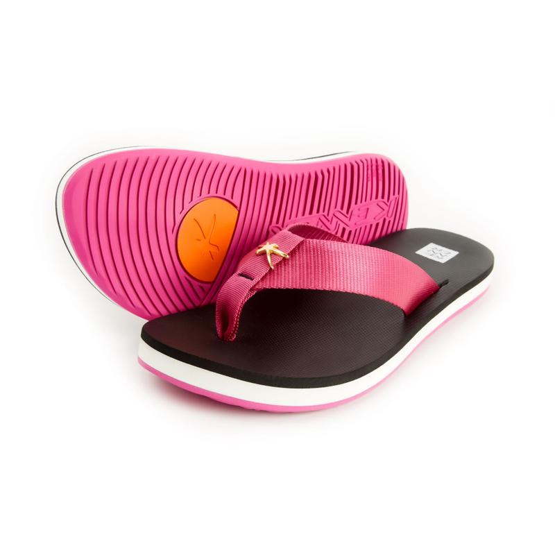 Sandalia/chinelo kenner original fem. kira glam pink/pto/bco - Chinelo ...