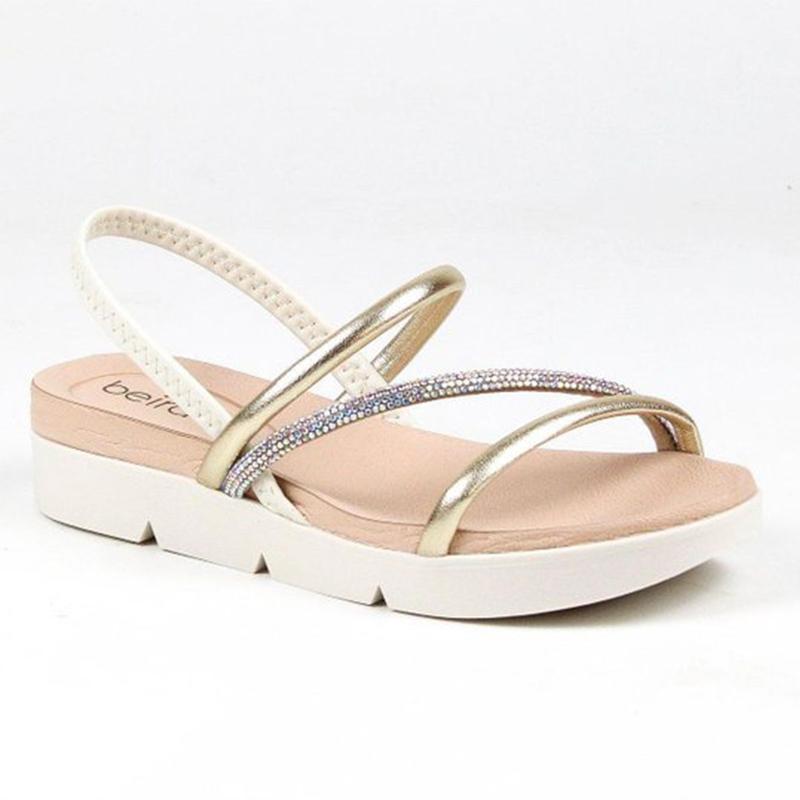 Sandalia Feminina Beira Rio Ultra Conforto Plataforma 8387.530 ...