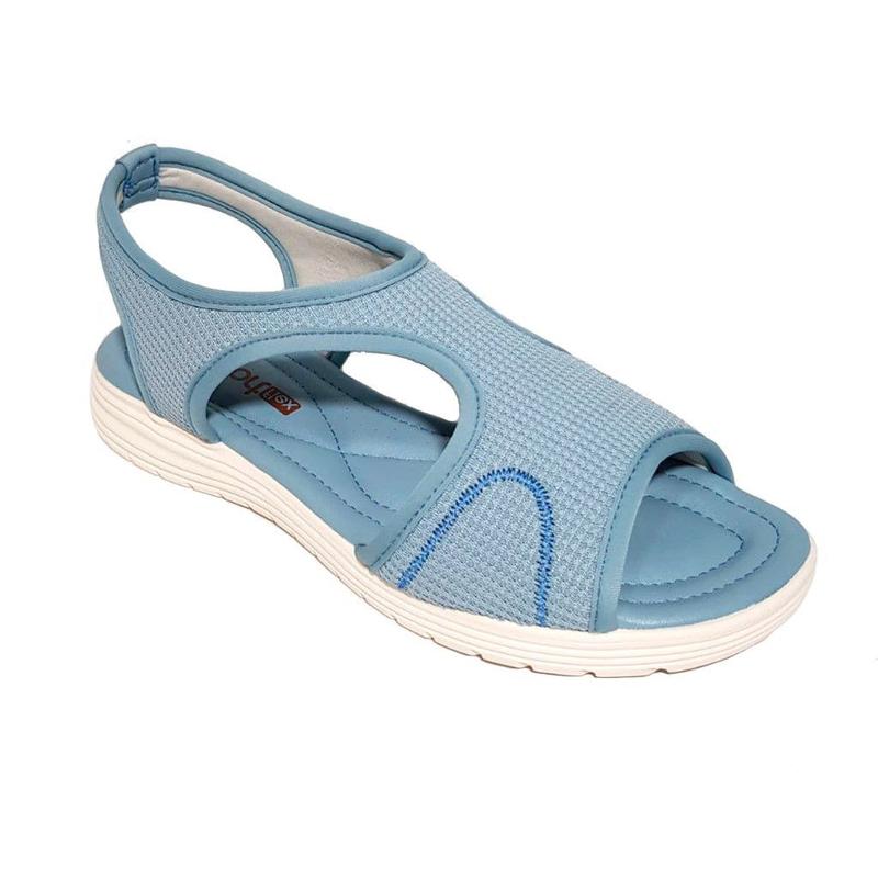 Sandalia Feminina Comfortflex Lycra Ortopédica Elastano51402 - Sandália ...