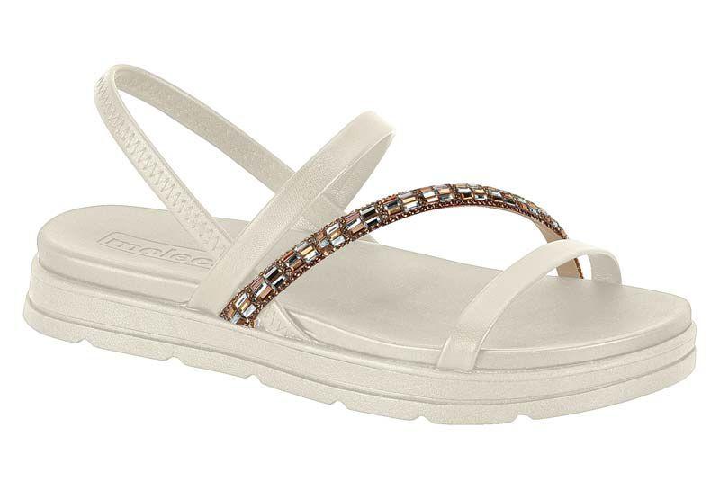 Sandália Feminino Moleca Plataforma Palmilha Confort 5490104 - Sandália ...