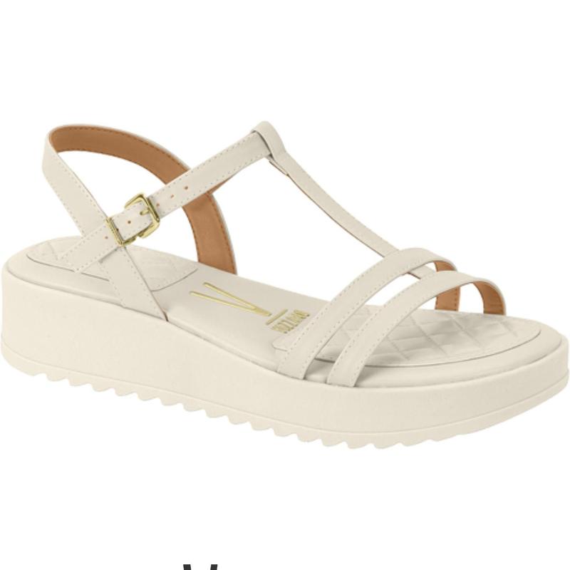 Sandalia flat vizzano 6492.100 para esporão solado com 4 cm altura ...