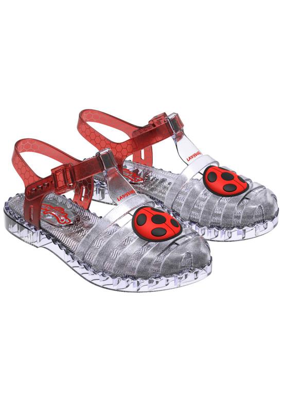 Sandália Grendene Infantil Ladybug Miraculous Aranha 22841 Vidro ...