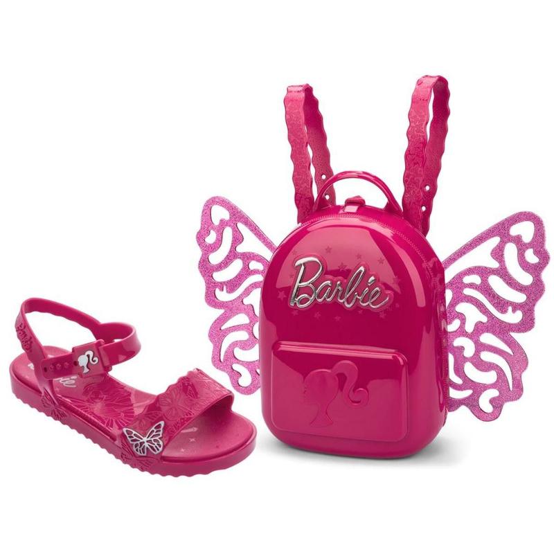Sandalia Inf Grendene 22370 Barbie Butterfly /pink - Sandália Infantil ...
