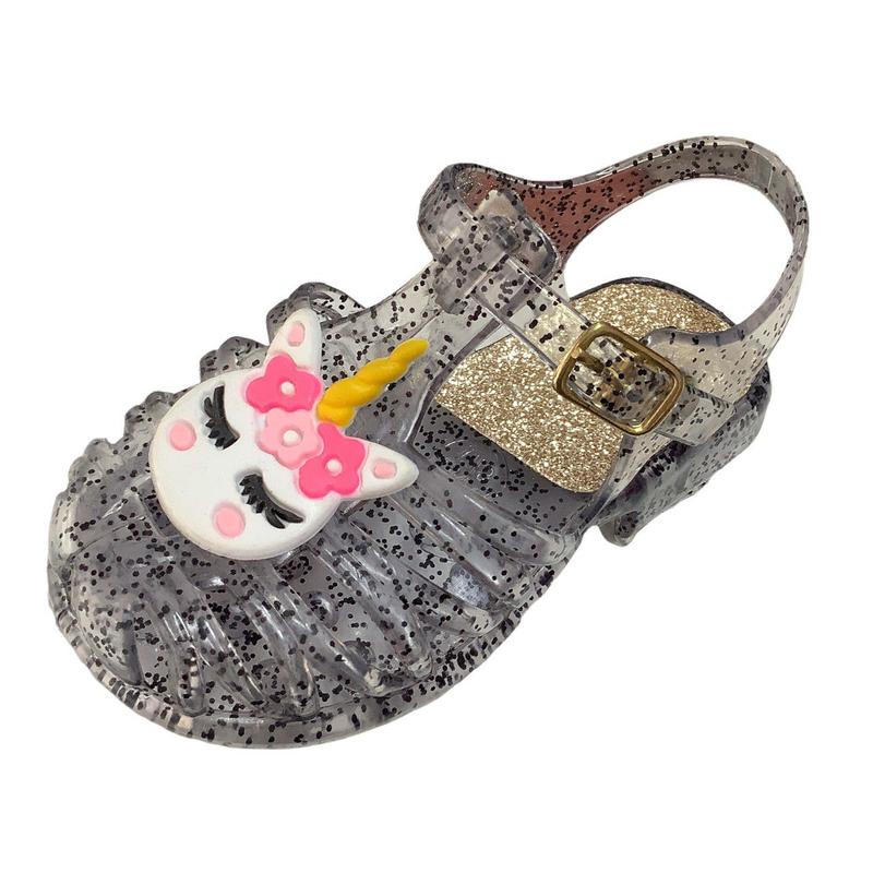 Sandália Infantil Bebê Meninas Unicórnio Glitter - Juju Shoes ...