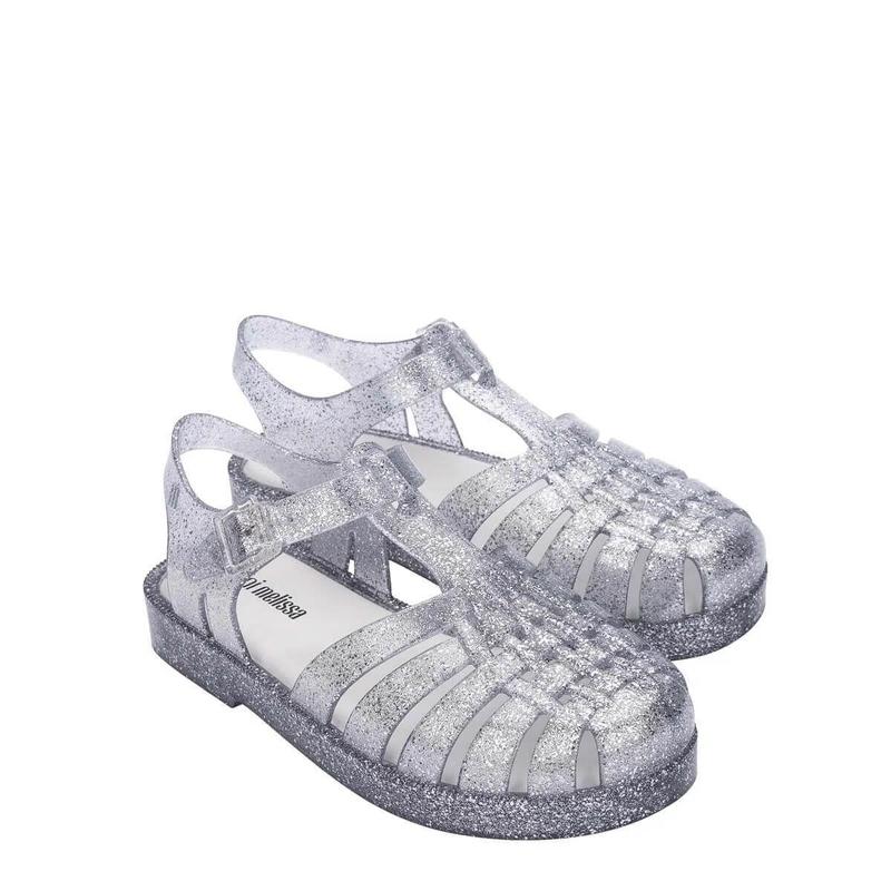 Sandália Infantil Mini Melissa Possession Shiny Glitter Feminino - A ...