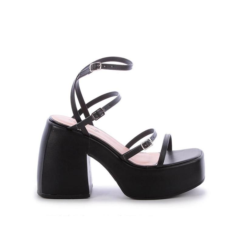 Sandália Meia Pata Charline Preto - Damannu Shoes - Sandália Feminina ...