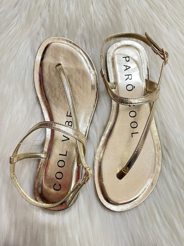 Sandália Rasteirinha de Dedo em Couro - Parô Cool - Azul / Pink ...