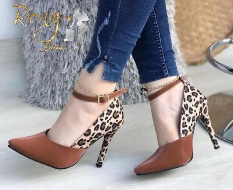 Sandália Salto Griff, Dupla Face, animal print, Original Lançamento ...