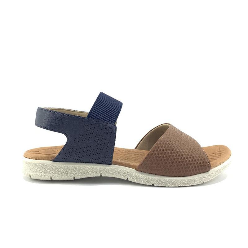 Sandália Usaflex AF 0306 Anabela Baixa com Elástico - Sandália Feminina ...