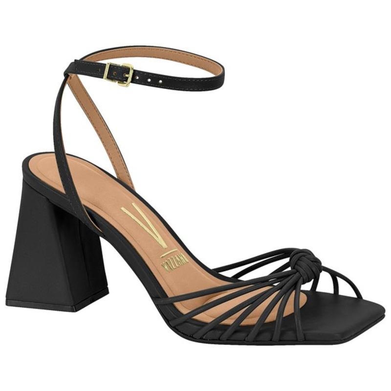 Sandalia Vizzano Feminina Salto Grosso Médio Tiras Comfy - Sandália ...
