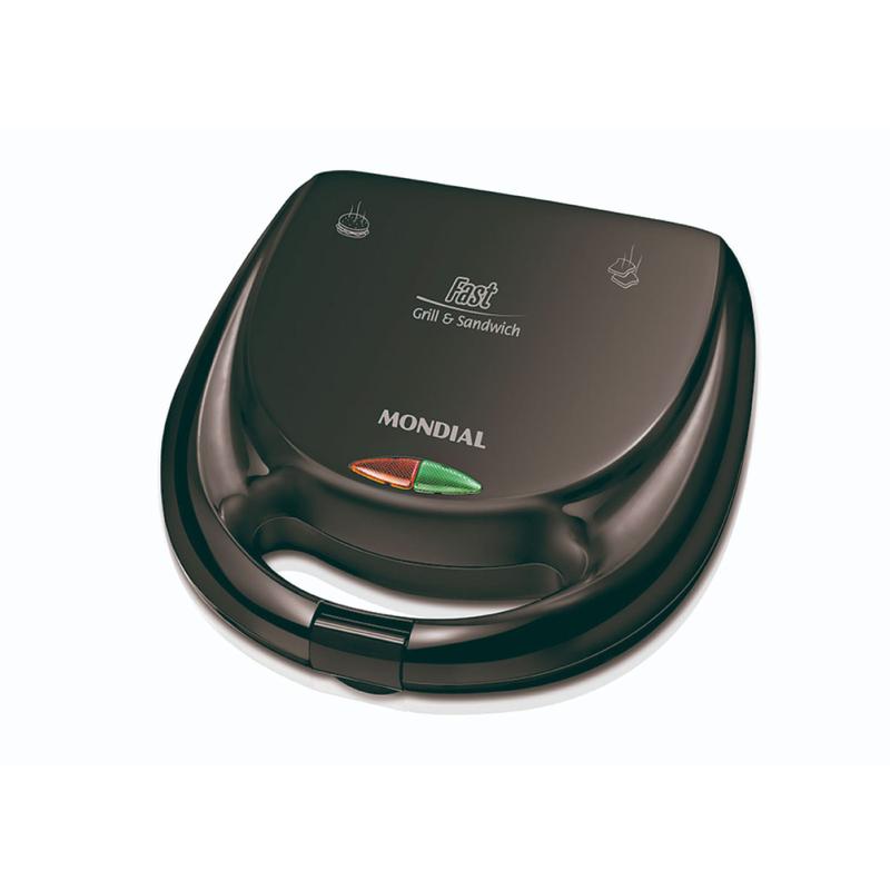 Sanduicheira/Grill Mondial S-12 Fast 750W - Antiaderente 127v - Grill ...
