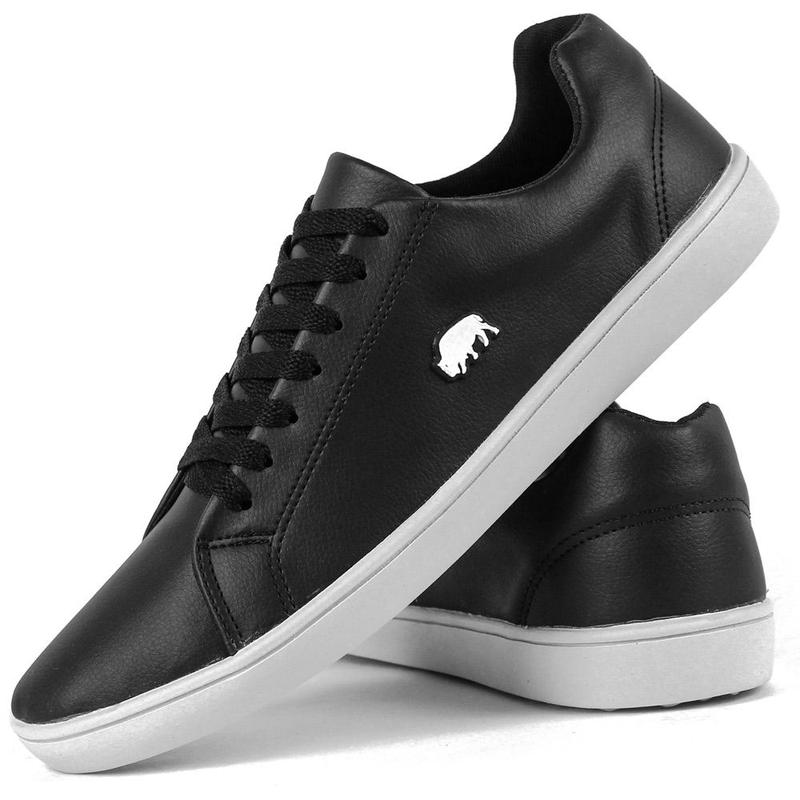 Sapatênis Casual Masculino Linha Esporte Fino Exclusivo Preto - Sw ...