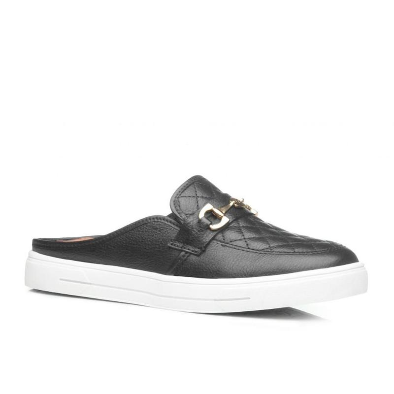 Sapatênis Mule Pegada Feminino Couro 211104 - Sapatênis Feminino ...