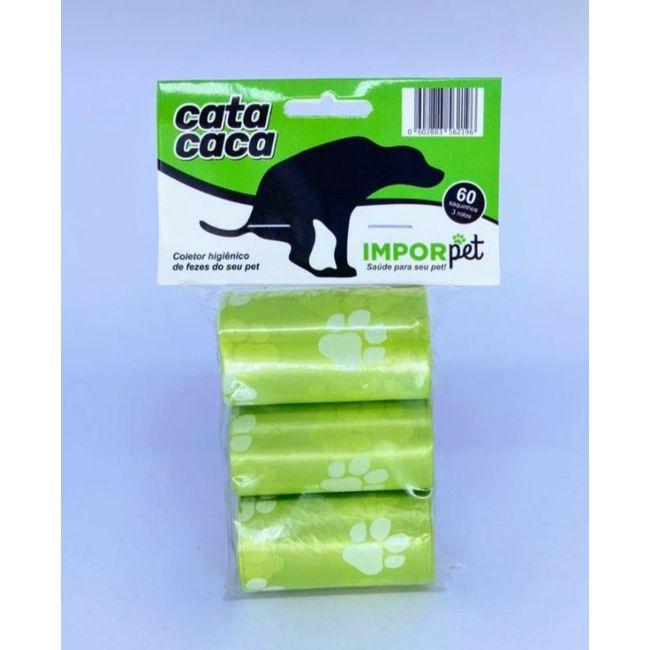 Saquinho higiênico cata caca para fezes cão Pet 60 unid - Imporpet ...