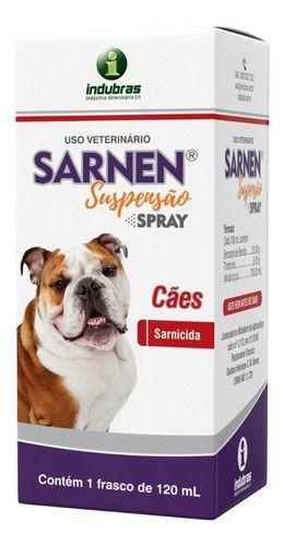 Sarnen Spray 120 Ml - Sarnicida Para Cães - Sarna - INDUBRAS ...