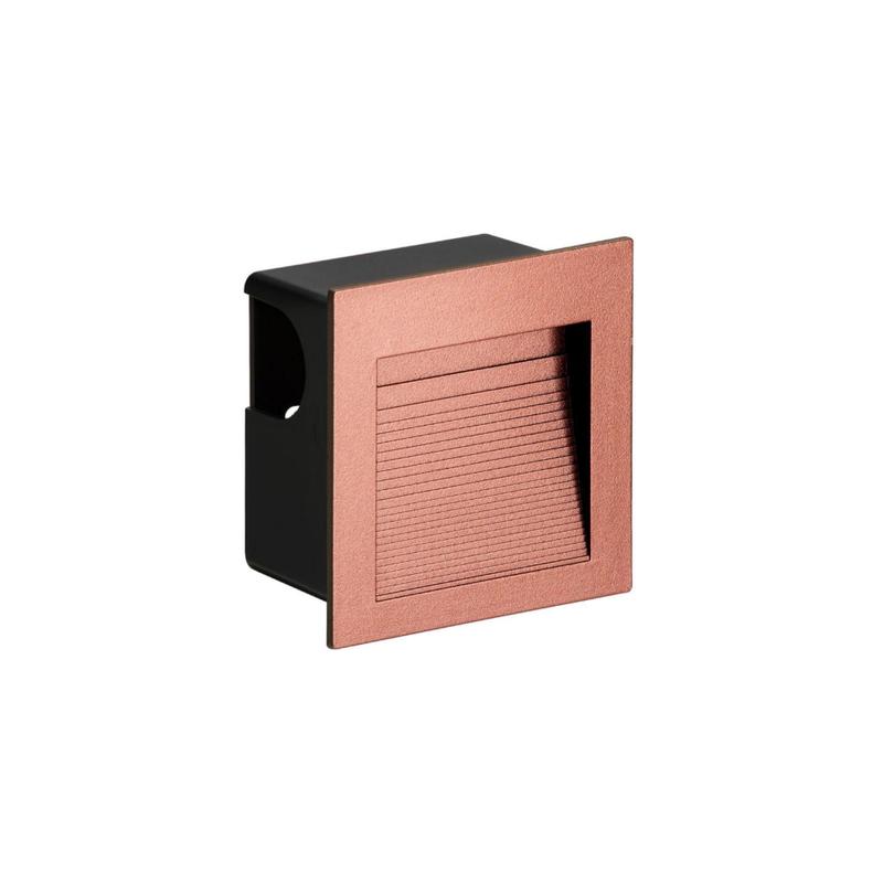 Saveenergy Balizador Cobre Embut Quadrado 1.5W 3000K Bivolt - Balizador ...