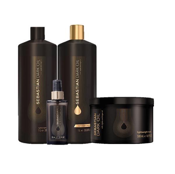 Sebastian Professional Dark Oil Duo 1L Mascara 500ml e Oleo Capilar ...