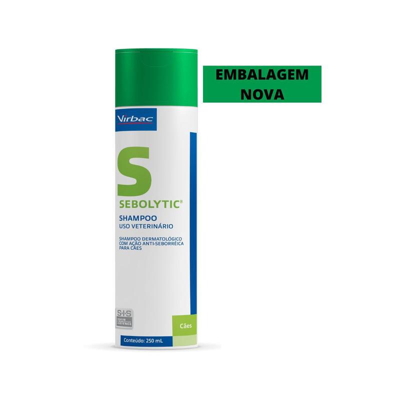 Sebolytic Shampoo 250ml - Virbac - Outros Pet Shop - Magazine Luiza