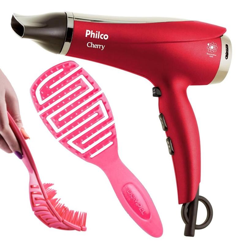 Secador De Cabelo Philco Cherry 2100w Ion Tourmaline Ar Quente Frio ...