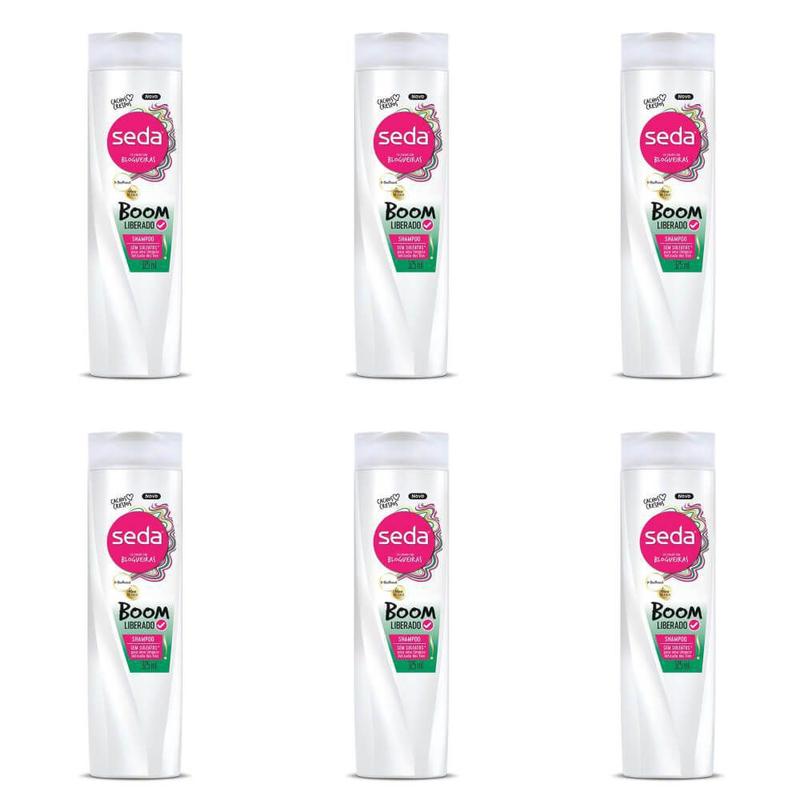 Seda Boom Liberados Shampoo 325ml (Kit C/06) - Shampoo - Magazine Luiza