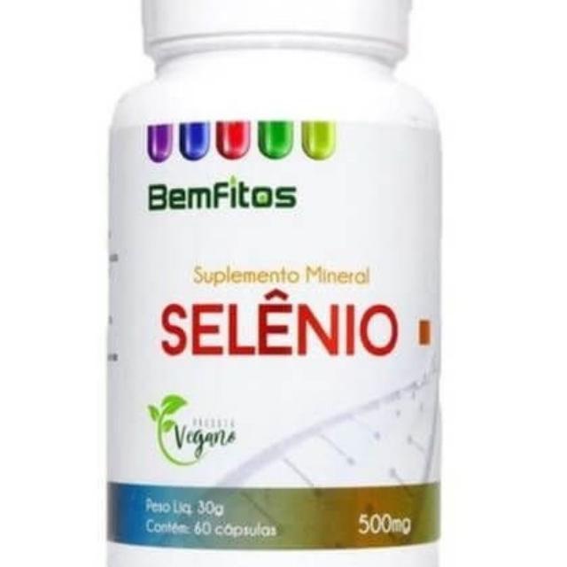 Selênio 60 cápsulas 500mg - BemFitos - MARCA NODIS MIGRACAO - Selênio ...