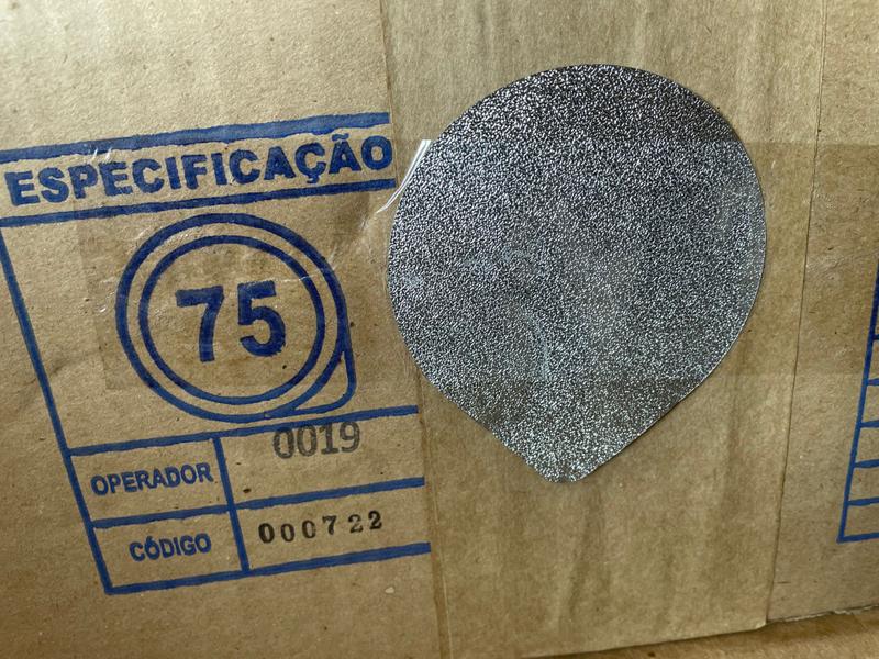 Selo de Alumínio Allupack 75mm PP e PE Mil Selos para copos e potes ...