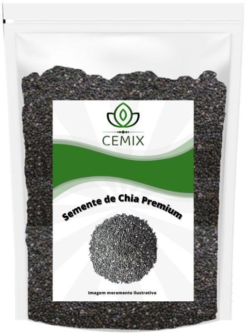 Semente Chia Original Pura 500g Premium Natural Selecionada - Cemix - Chia - Magazine Luiza