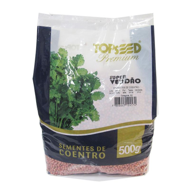Semente de Coentro super Verdão Topseed 500g - Sementes - Magazine Luiza