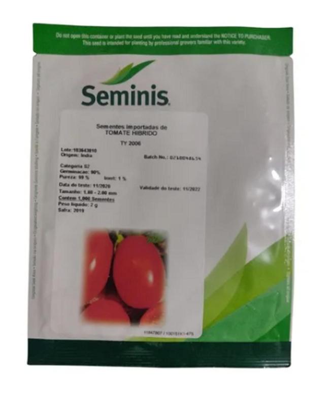Semente De Tomate Híbrido Ty 2006 1.000 Sementes Seminis - Sementes ...