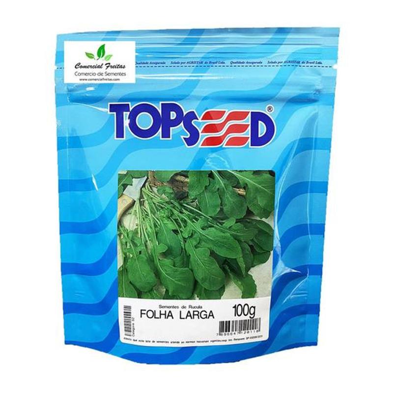 Semente rúcula folha larga 100 gramas topseed - Sementes - Magazine Luiza