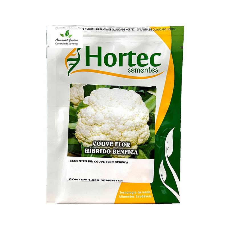 Sementes de Couve Flor Híbrida Benfica Env. C/ 1.000 Sementes - HORTEC ...