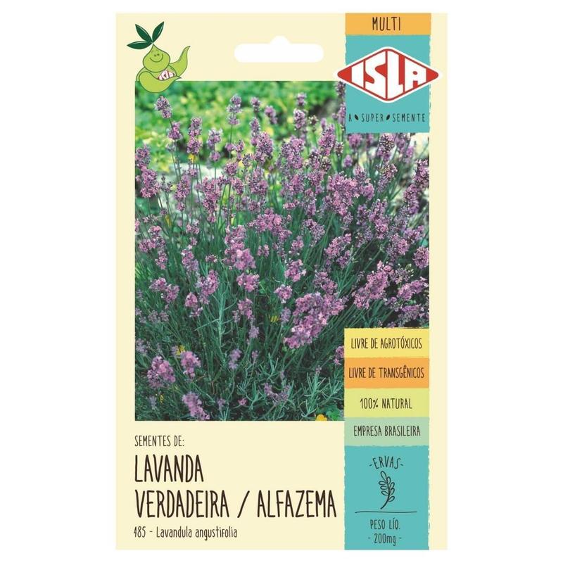 Sementes de Lavanda Verdadeira 200mg- Isla - Sementes - Magazine Luiza