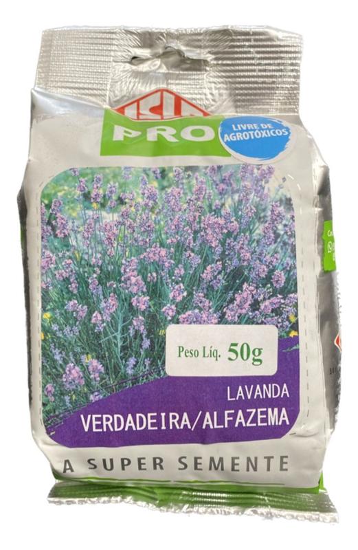 Sementes de Lavanda Verdadeira Pac c/ 50gr de Sementes - ISLA SEMENTES ...
