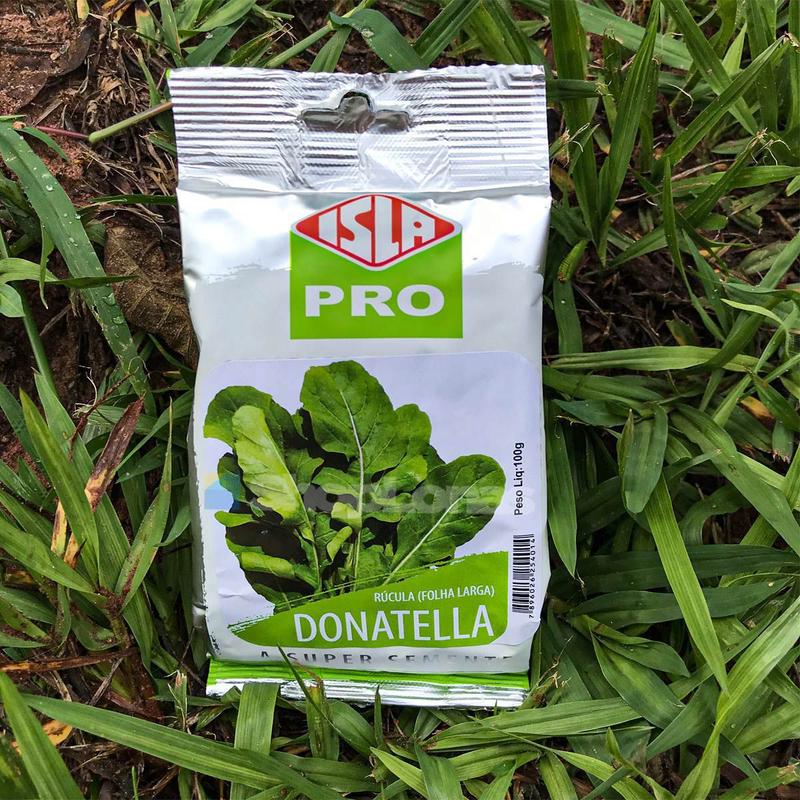 Sementes Rúcula Donatella Folha Larga Isla 100g - Isla Sementes ...