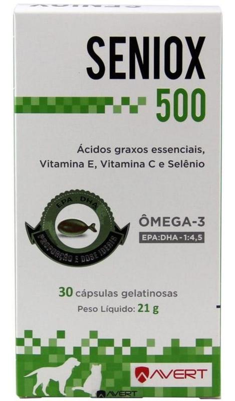 Seniox 500mg X 30 Cápsulas - Avert - Medicamentos - Magazine Luiza