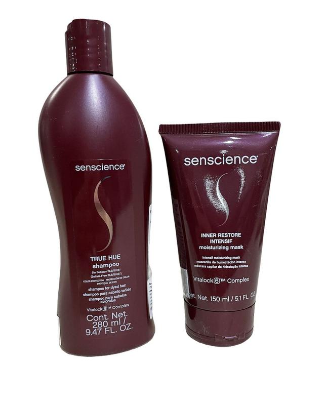 Senscience Shampoo True Hue 280ml+Máscara Inner Restore Intensif ...