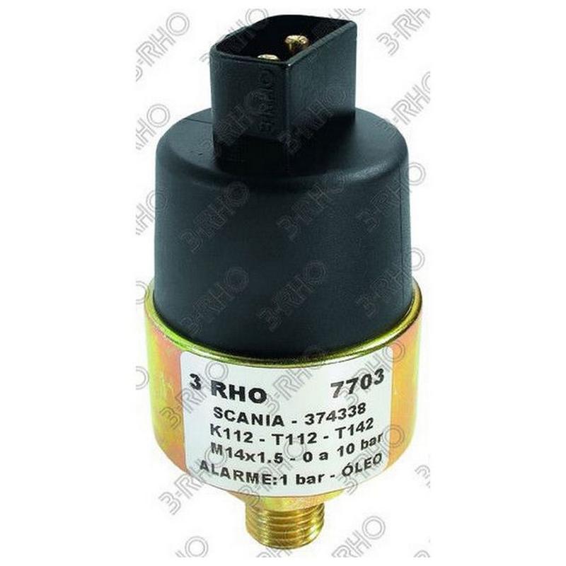 Sensor de pressão do óleo Scania K112 T112 T142 - 3RHO7703 - Filtro de ...