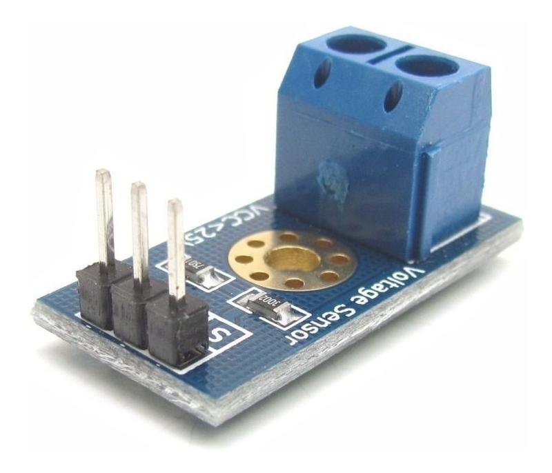 Sensor De Tensão ( Voltagem ) 0 - 25 Vdc Arduino Pic Luz - MJ - Sensor ...