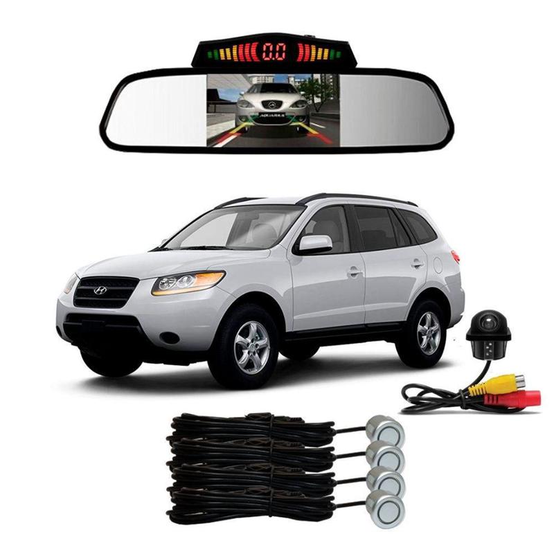 Sensor Estacionamento+Espelho Câmera Tartaruga Santa fe Prat - Mps ...