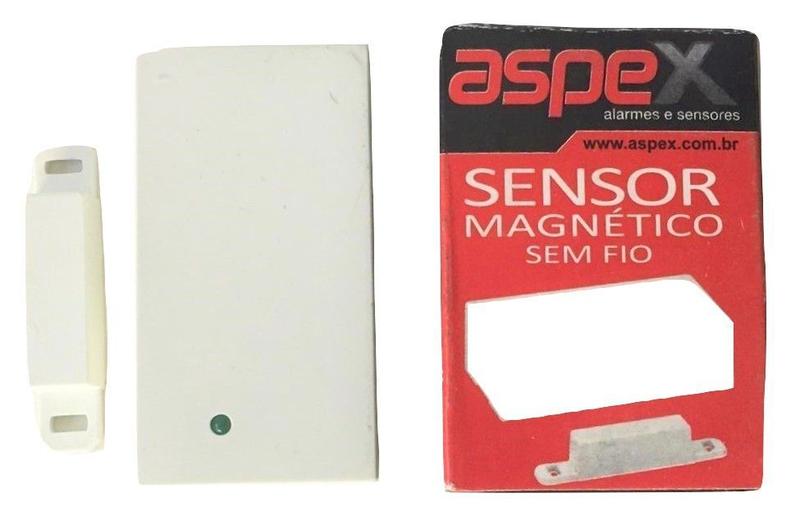 Sensor Magnetico Sem Fio 433Mhz - Aspex - Sensor Magnético - Magazine Luiza