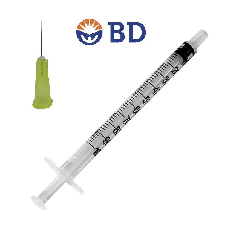 Seringa 1ml e Agulha 0,3 x 13mm Bd Kit Com 100 Unidades - Outros Saúde ...