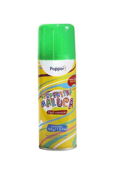 Serpentina Spray Teia da Alegria Carnaval Verde - 120ml - Popper ...